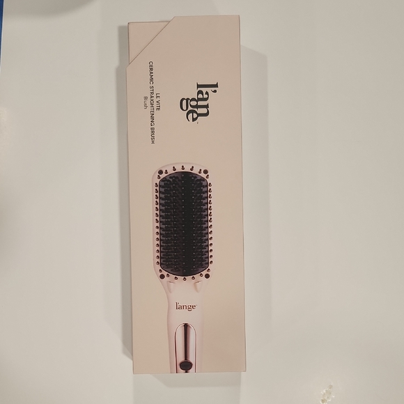 Lange | Hair | Lange Blush Ceramic Hair Straightening Brush | Poshmark